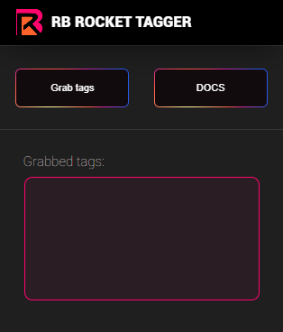 Redbubble Rocket Tagger