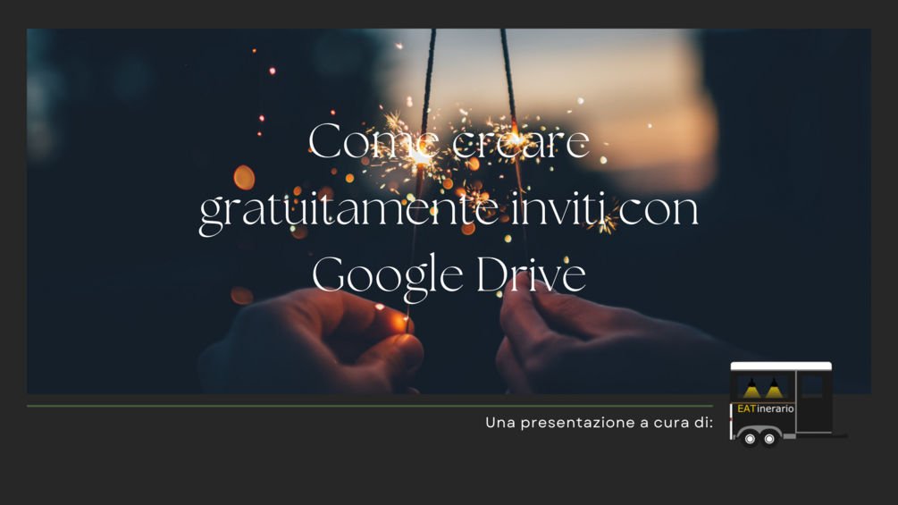 Come creare inviti con Google Drive