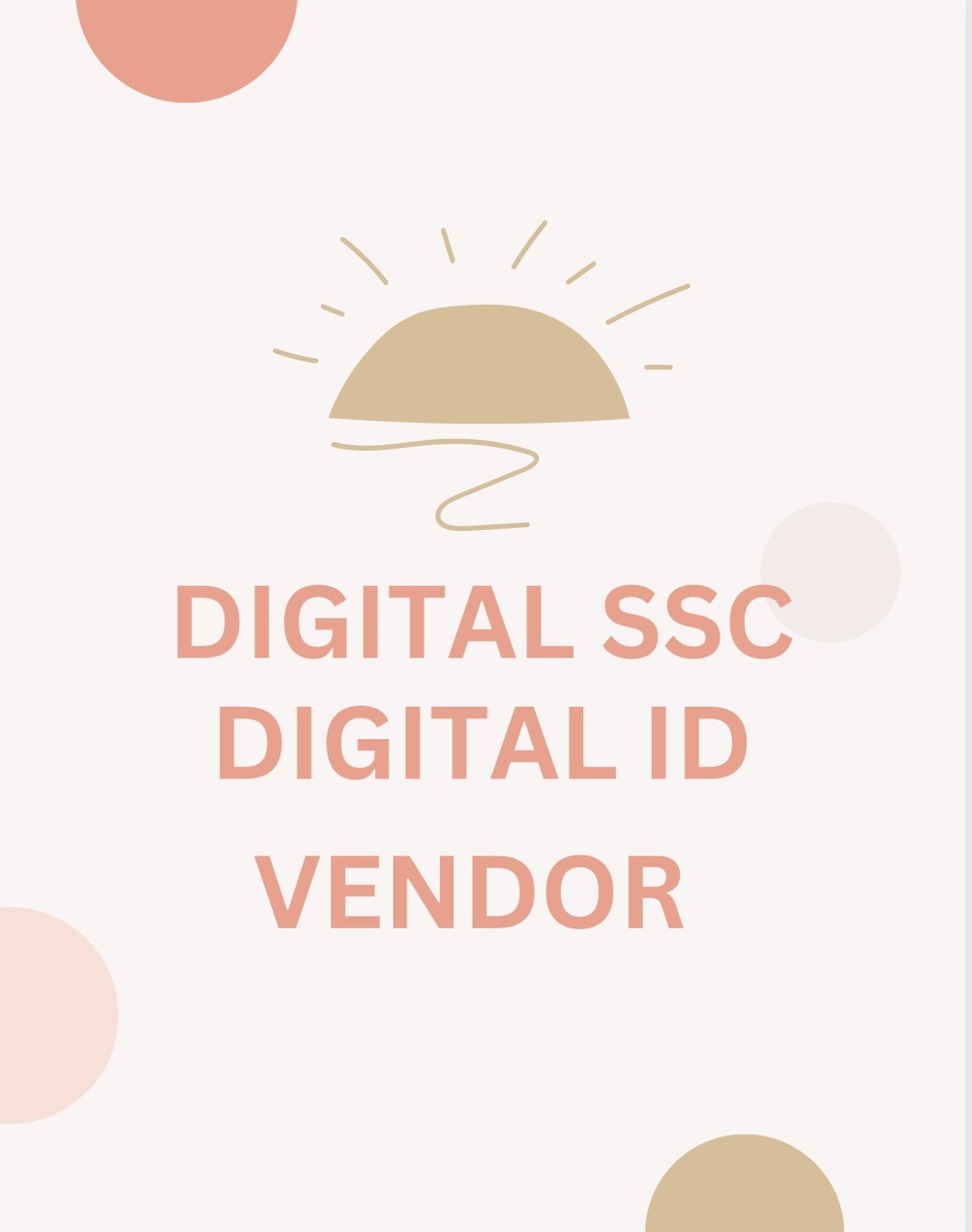 Digital SSC, Digital Scannable IDs, & Docs Vendor