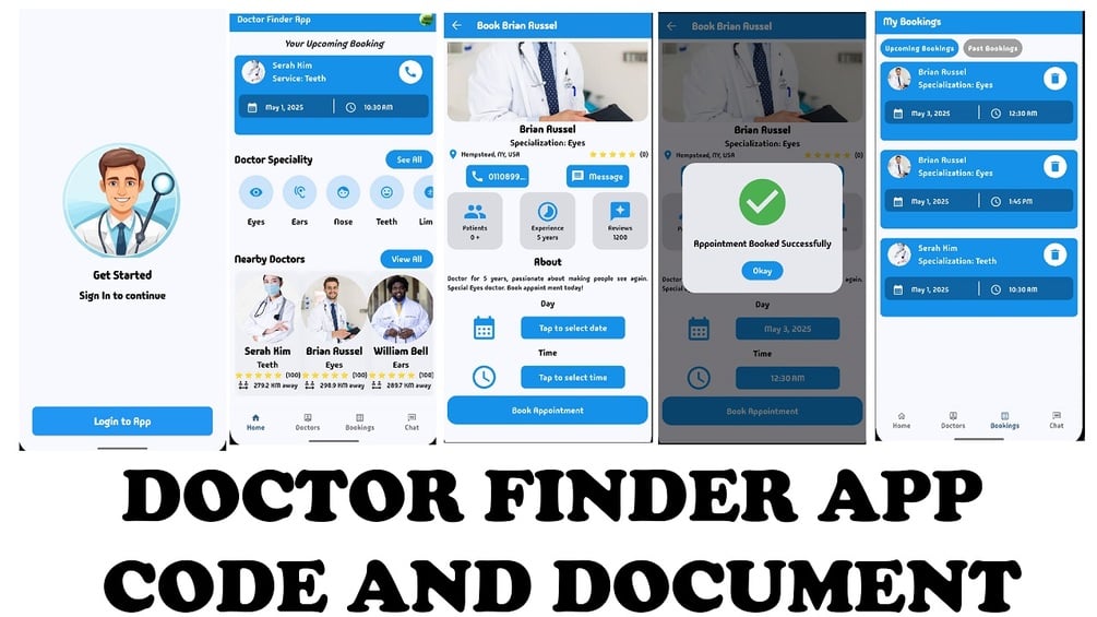 Doctor Finder App Source Code & Project Document