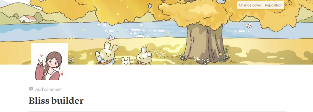 Bliss Builder Notion Template