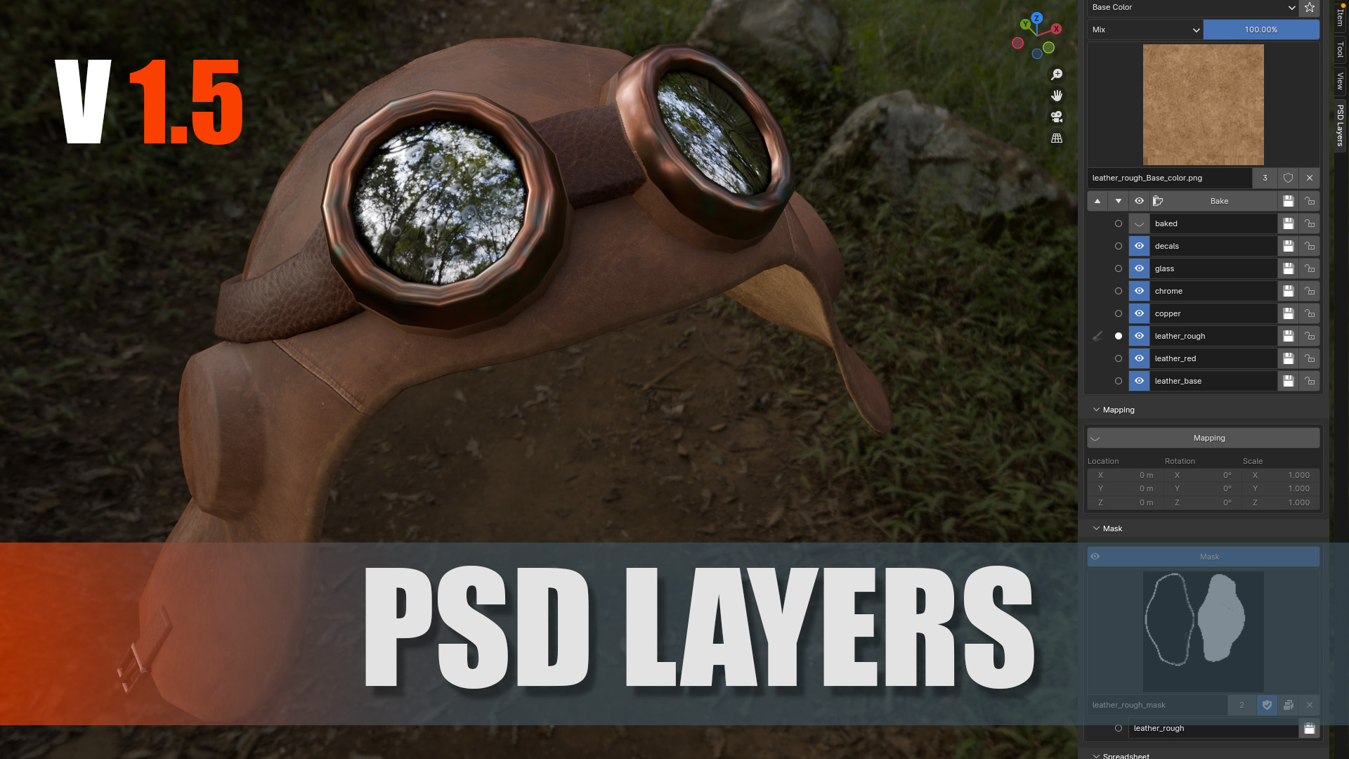 PSD-LAYERS V1.5 is available now !!! ( both versions in the same product you have downloaded ...