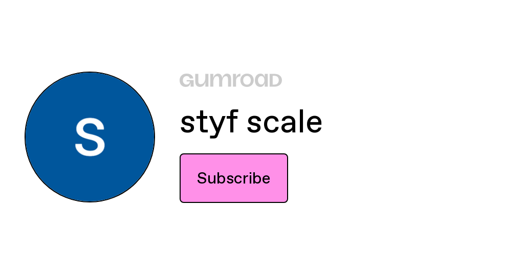 styf scale