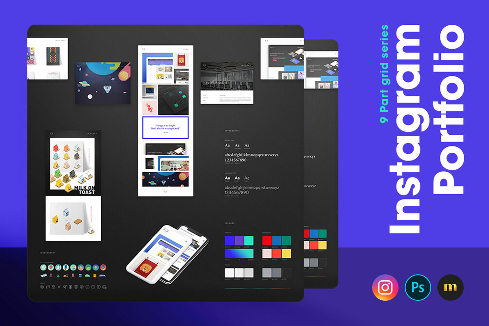 Instagram Portfolio - 9 Part grid series - part 2