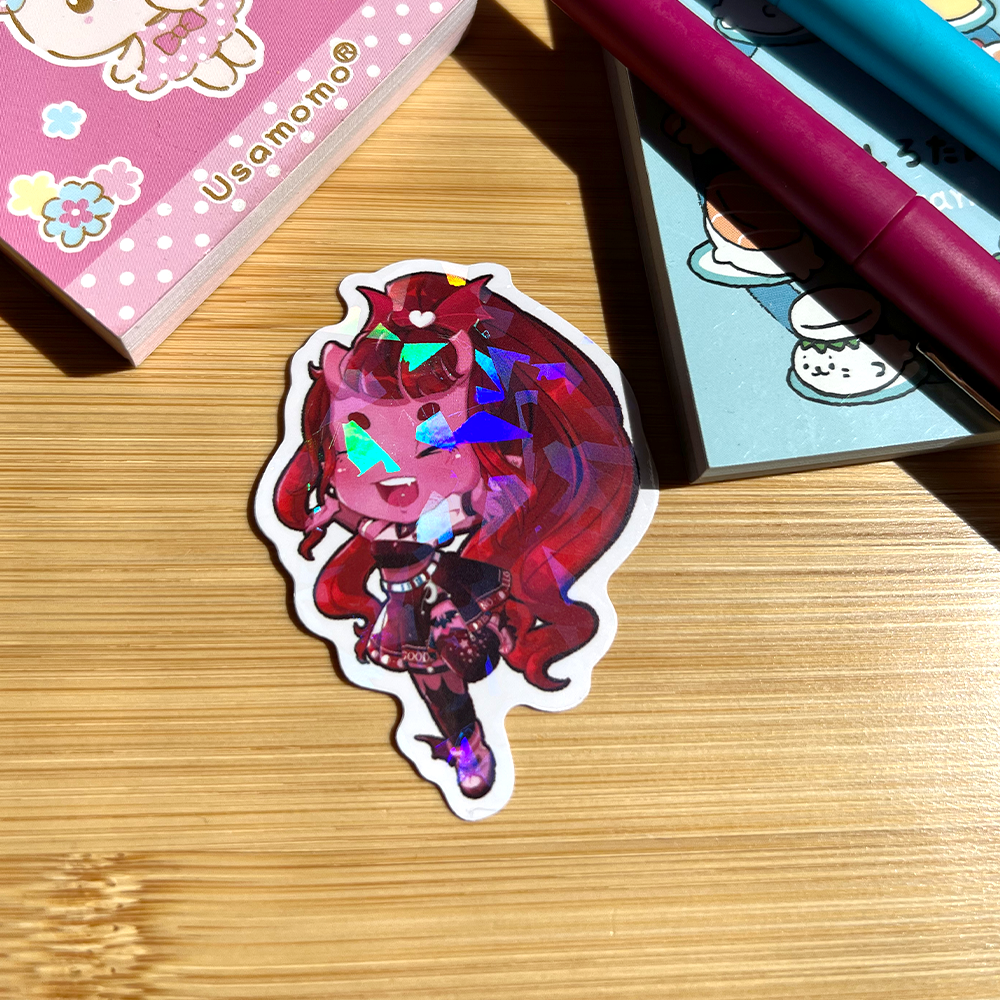 Das Plus! - holographic sticker