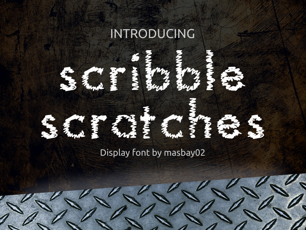 Scribble Scratches Font