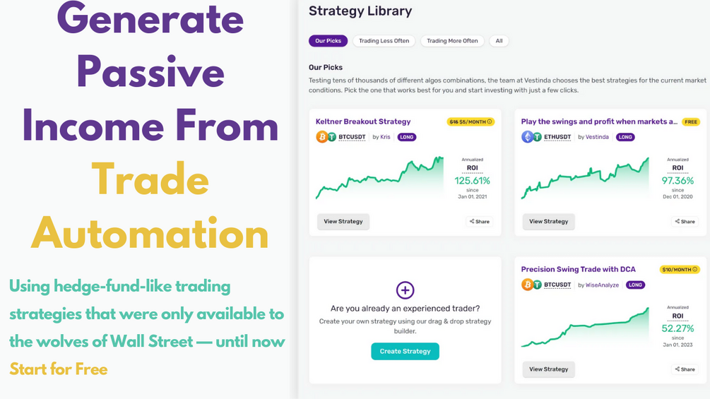 Grow your portfolio: Generate Passive Income From Trade Automation