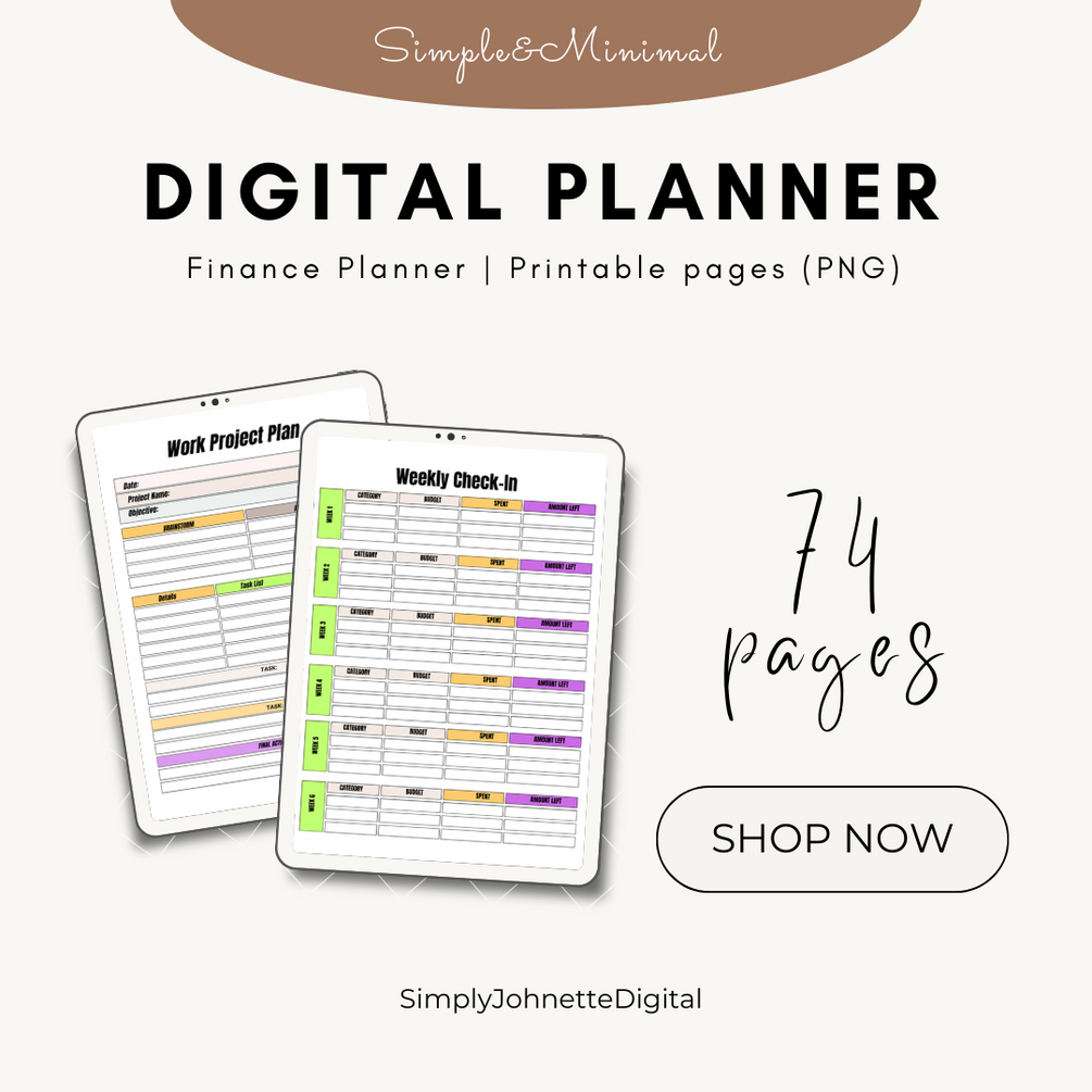 ultimate Digital Finance Planner 2026