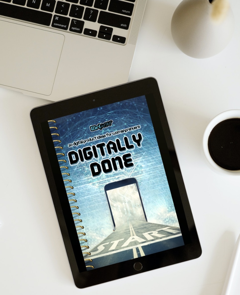 Digitally Done: 20 Digital Products for Womanprenuers