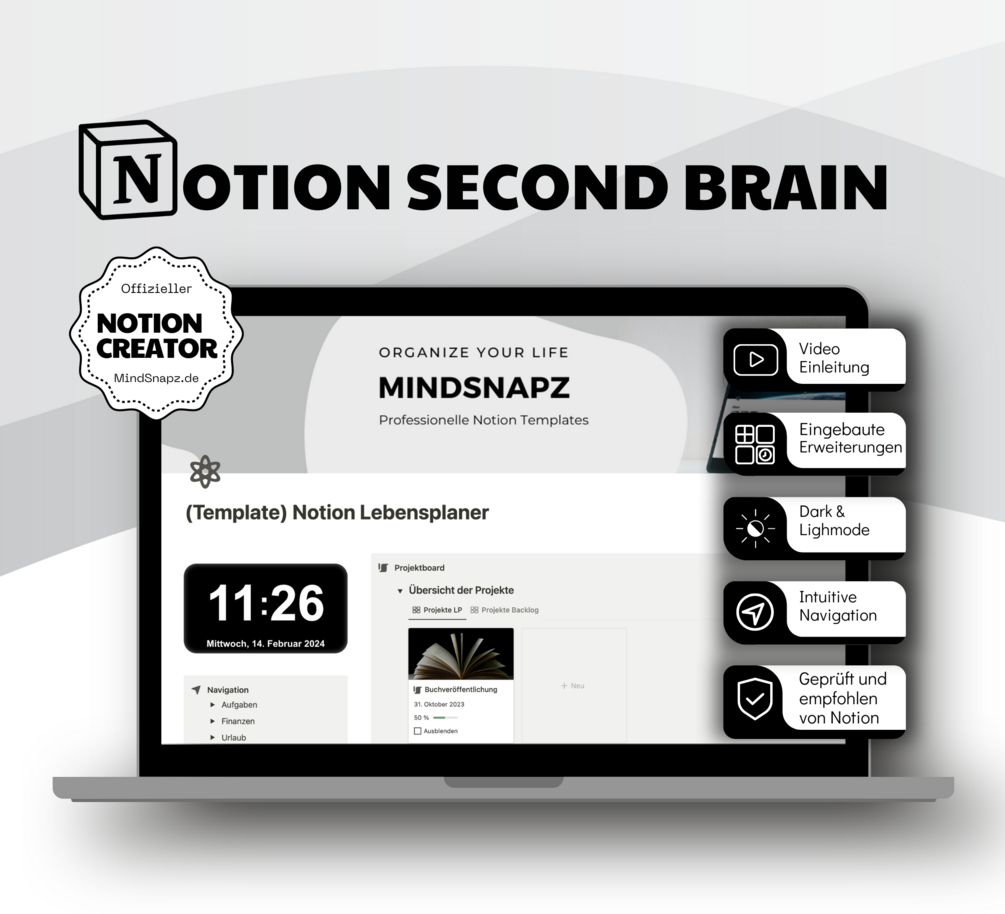 Notion Second Brain Template
