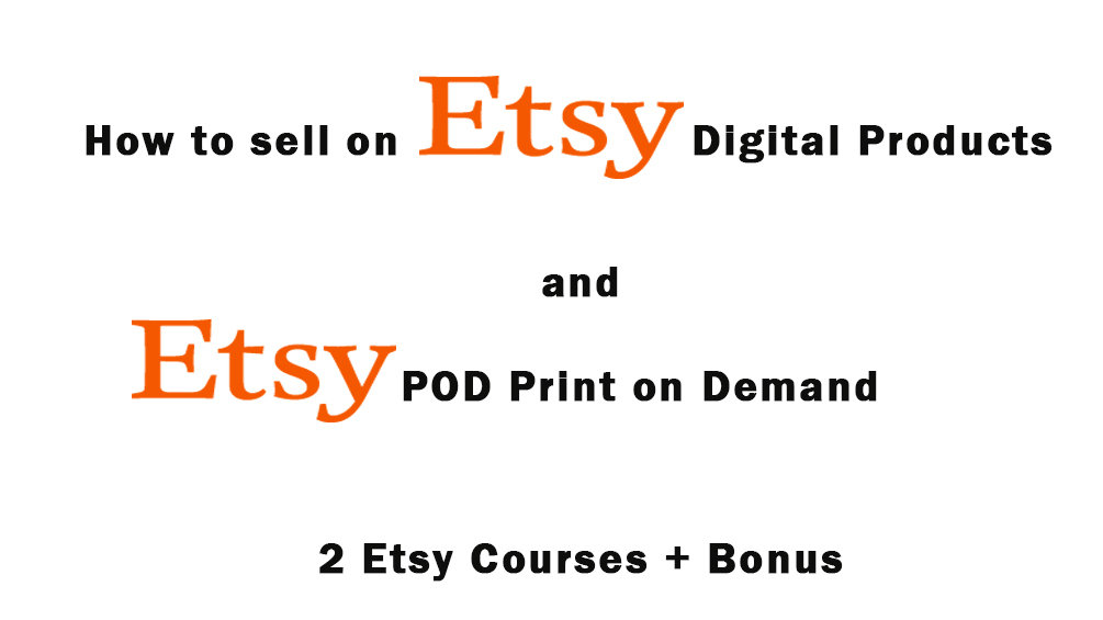 How to sell Etsy Digital Products / POD Print on Demand