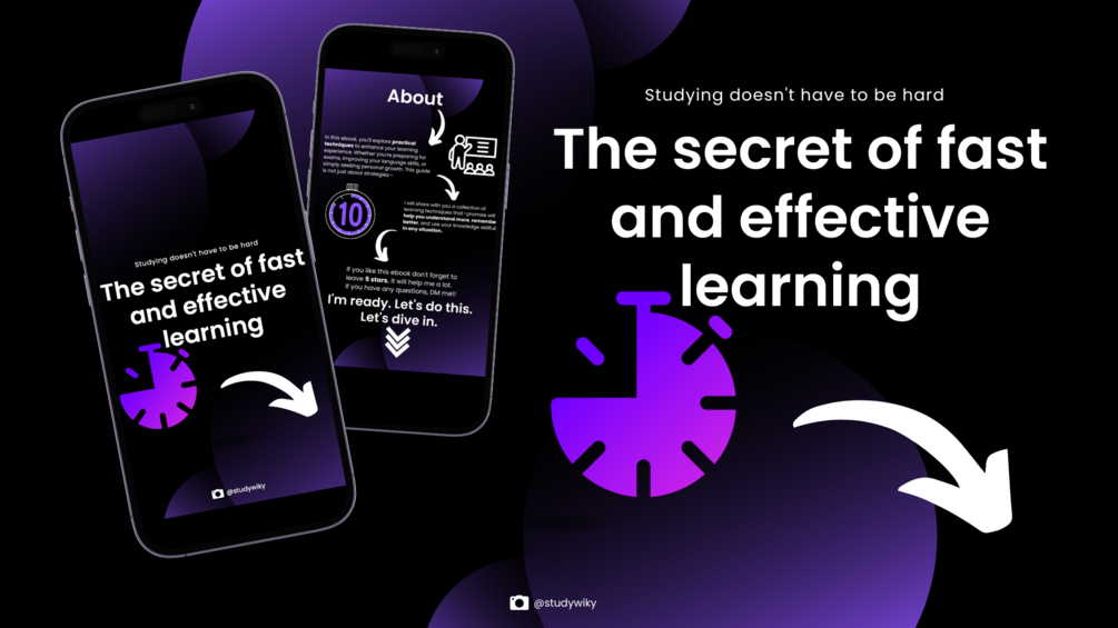 The secret of fast and effective learning