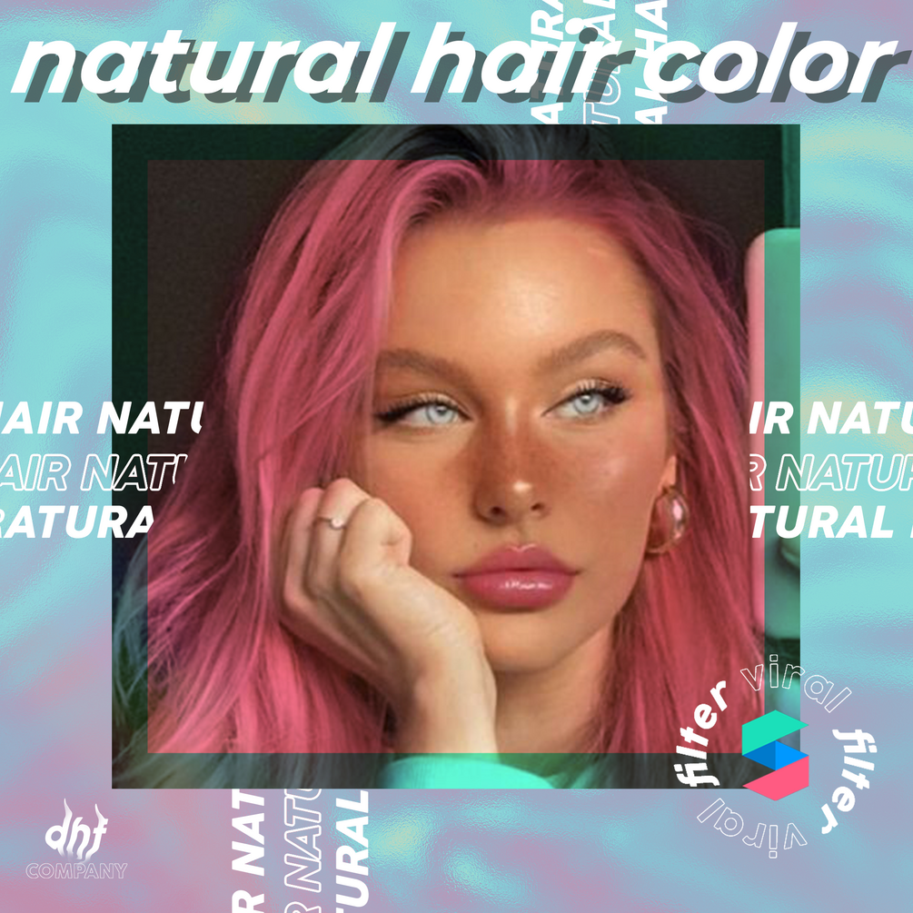 Natural Hair Colors IG FIlter SPark AR Template New Trend & Viral
