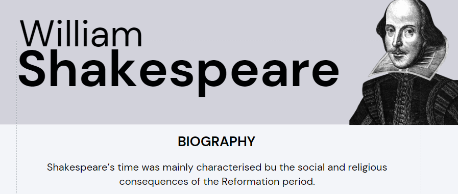 Infographic Shakespeare - Infografía Shakespeare