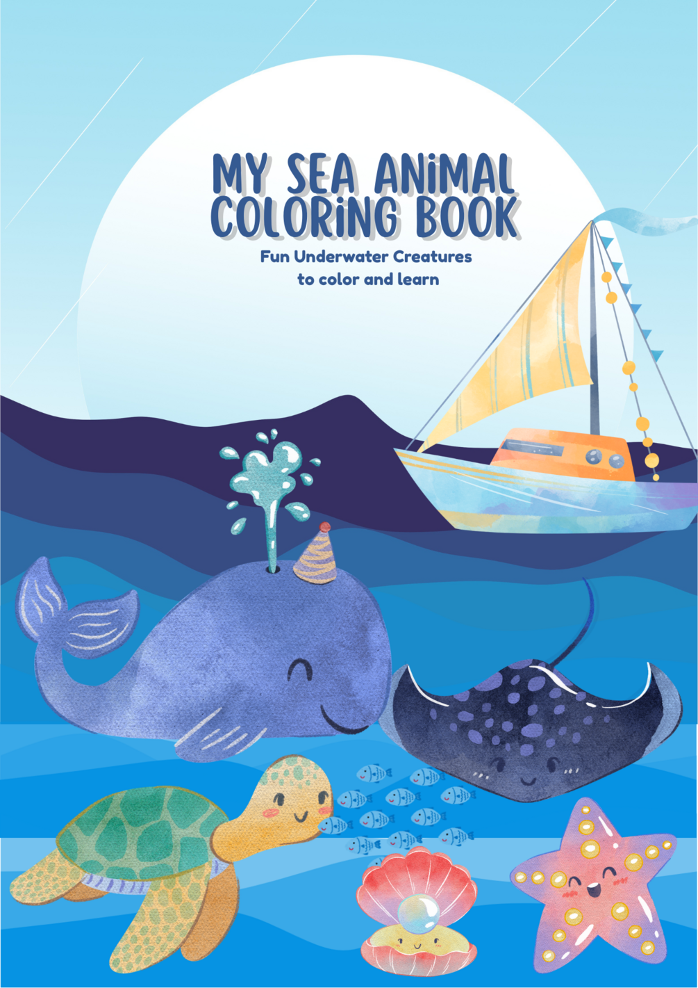 My Sea Animal Coloring Book