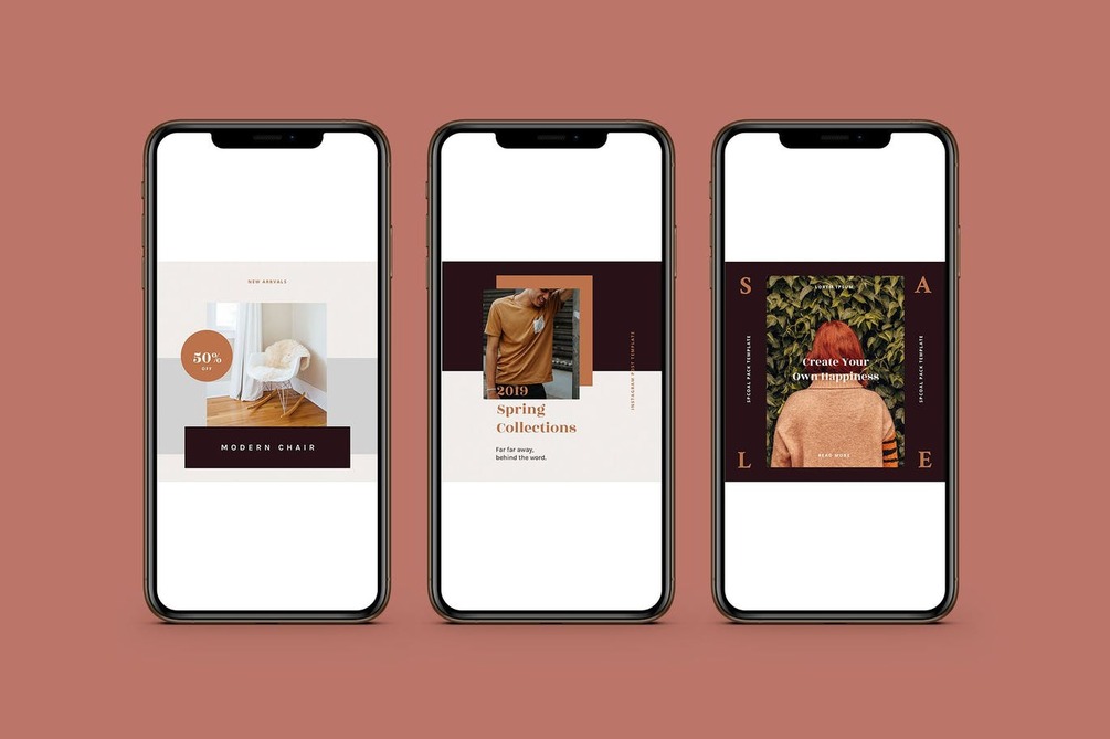 Minimalistic Instagram Post - 18 Design Variations