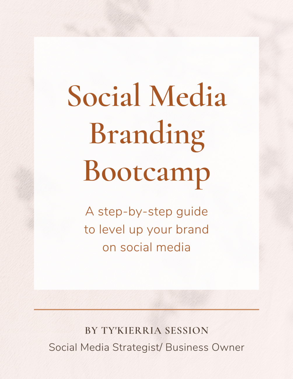Branding & Social Media starter guide