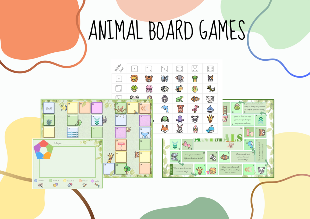 ANIMALS BOARD GAMES