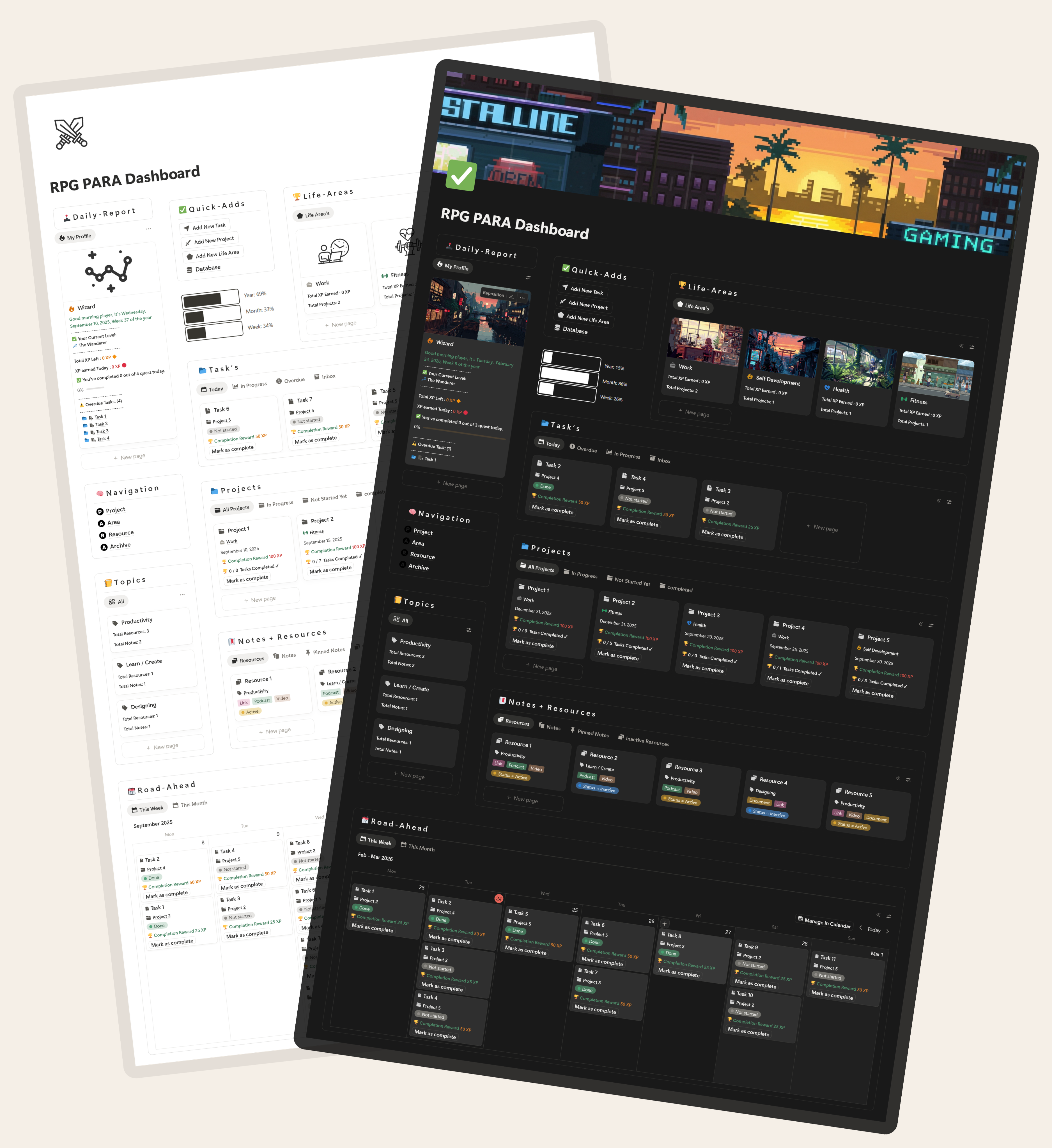 Gamified Productivity Hub