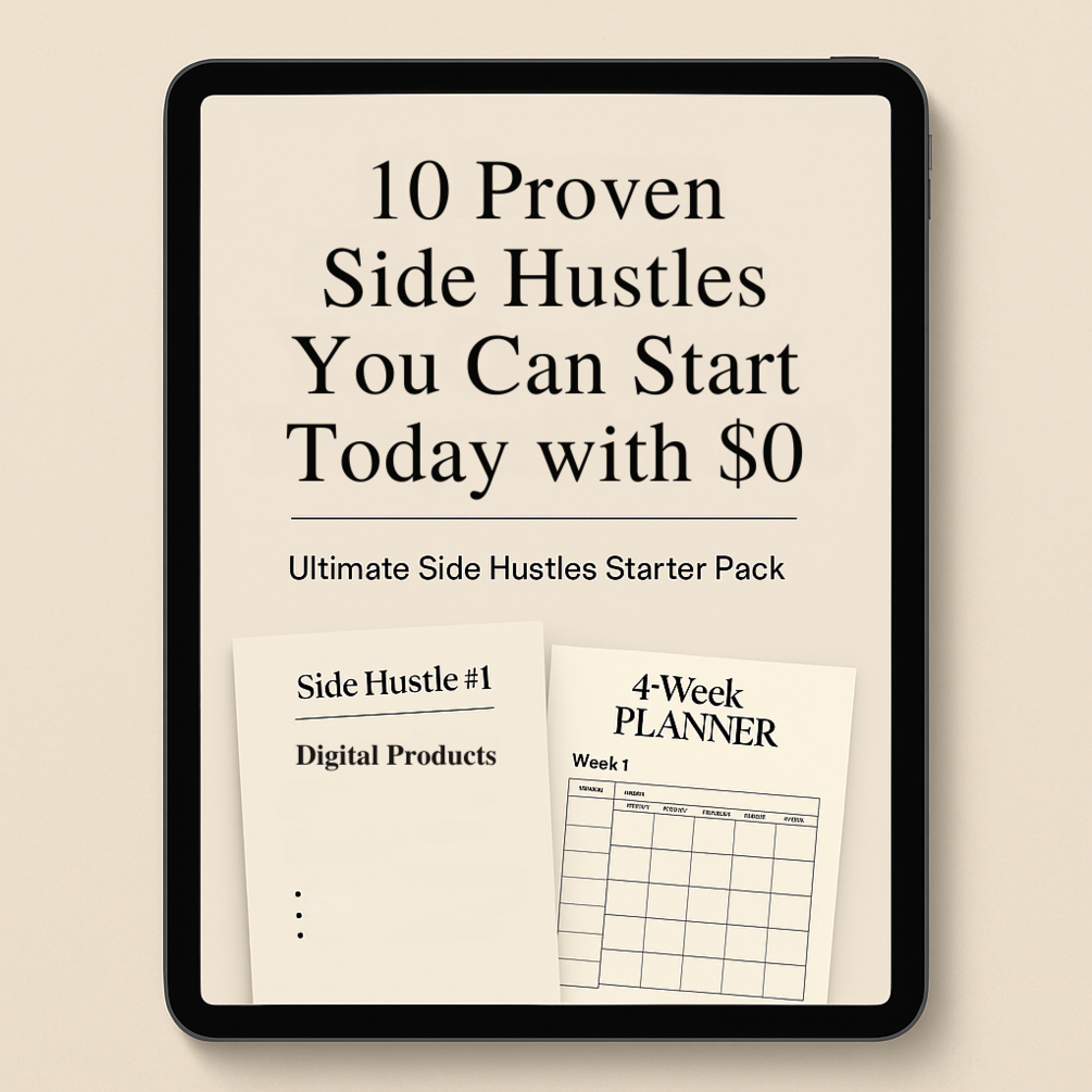 Ultimate Side Hustle Starter Pack + FREE Mistake Checklist