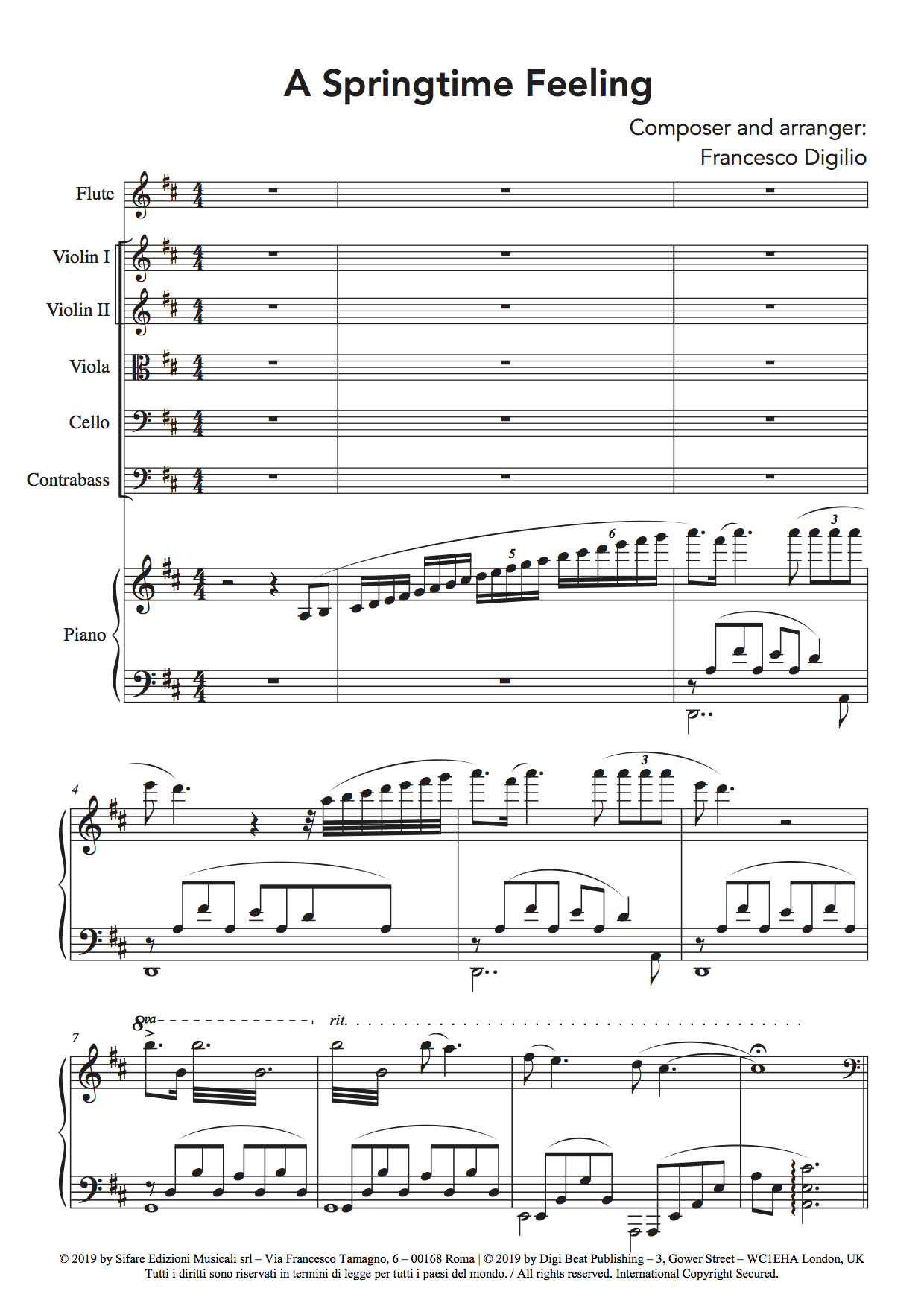 A Springtime Feeling, from Shades of Love [Digital Sheet Music]