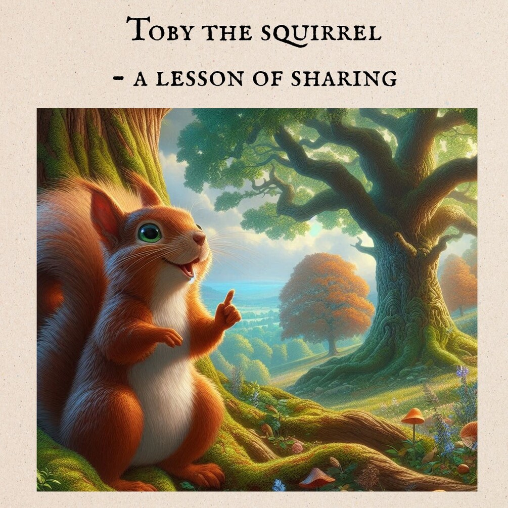 Toby the Squirrel - a lesson of sharing