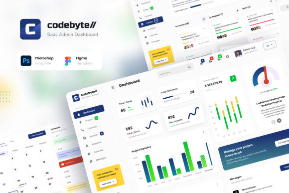 Codebyte - Saas Admin Dashboard UI