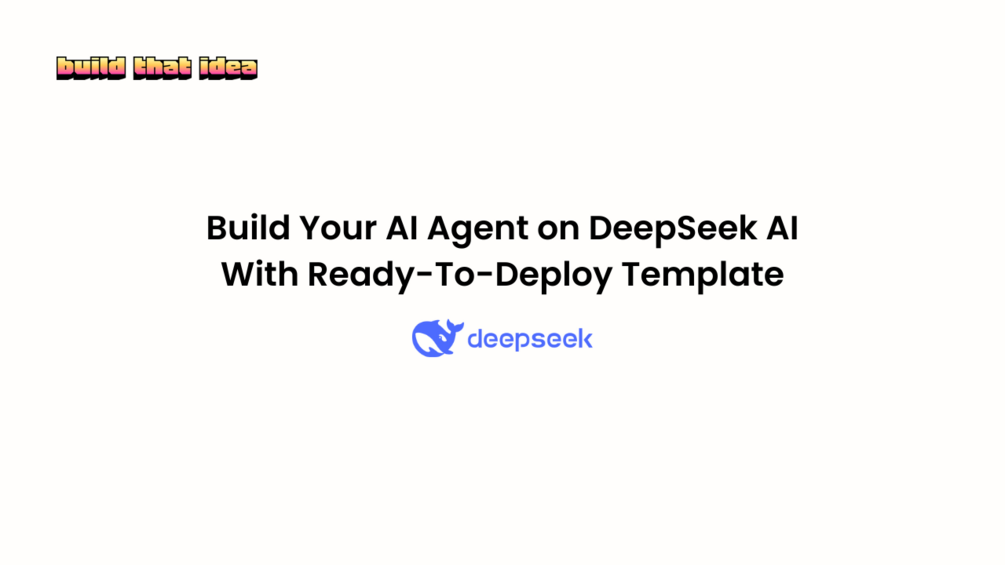 Deepseek AI App Template - Build & Launch an App on DeepSeek AI