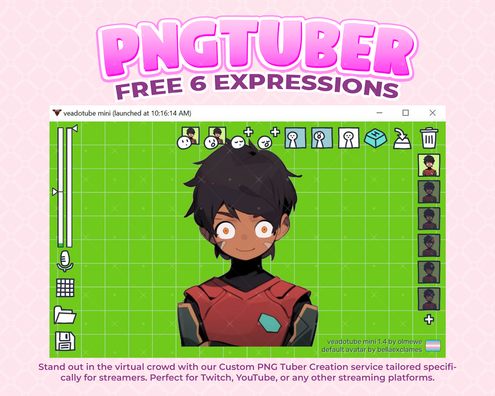 PNG Tuber | Instant PNG Tuber Boy Character for Live Broadcasting | Get ...