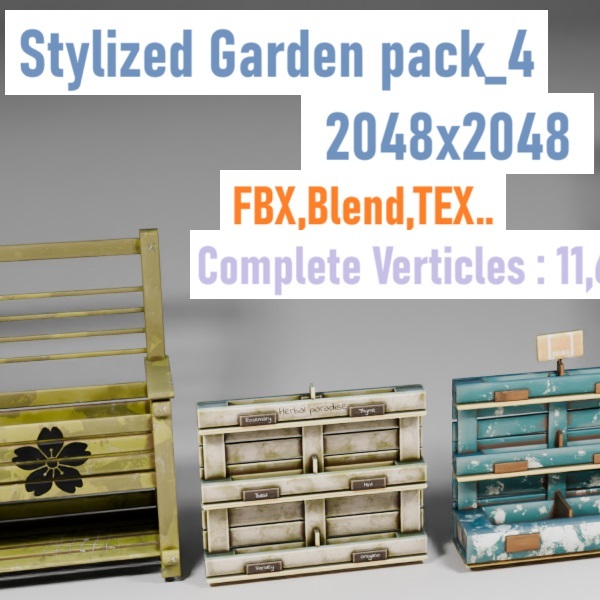 BUNDLE Stylized Garden