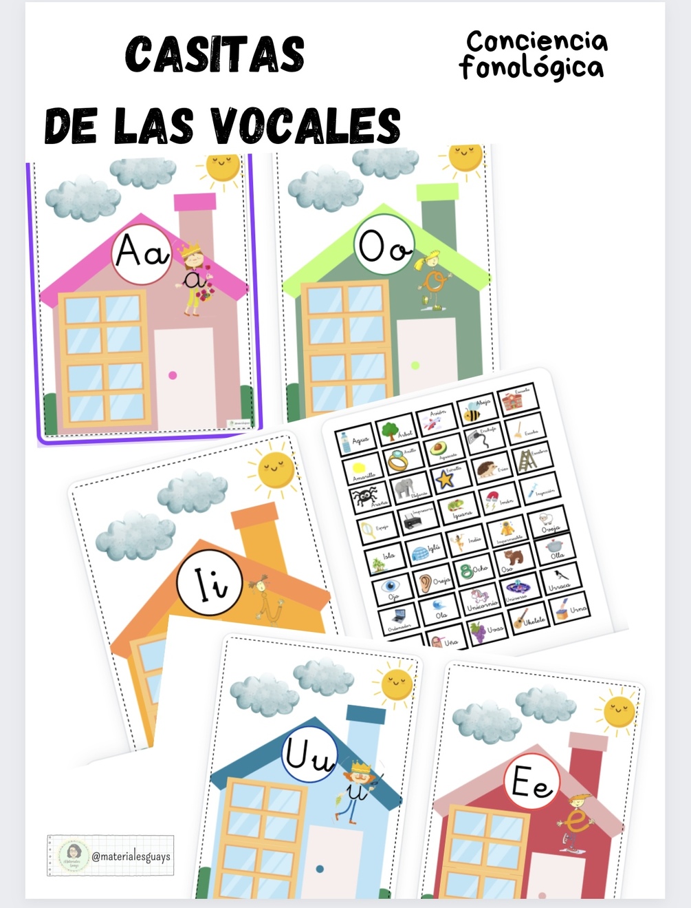 Casitas de las vocales