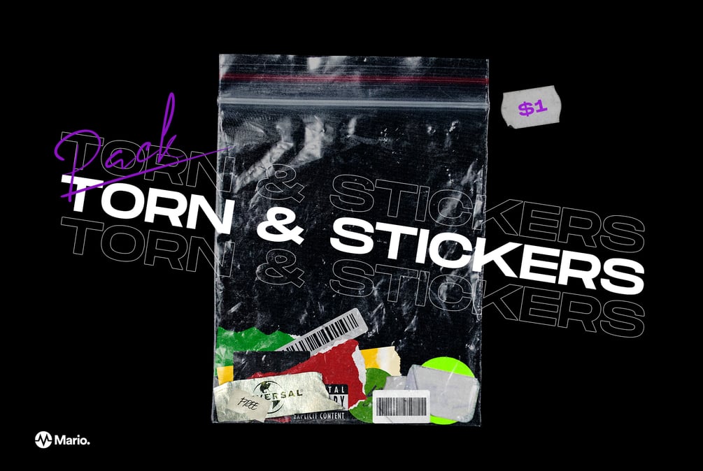 Sticker & Torn Pack