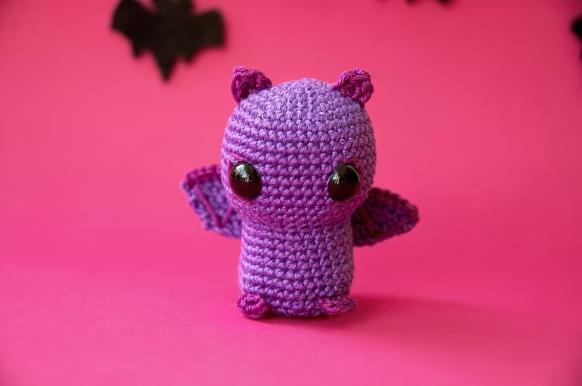 Baby Bat Crochet Pattern, DIY Amigurumi Bat, Easy Crochet Pattern ...