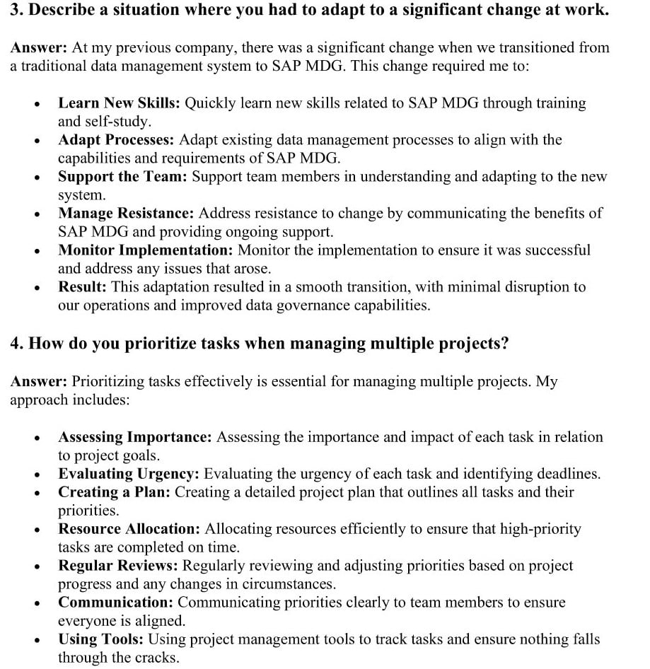 8 PDFs Containing ALL Types of Most Asked Interview Q&A (Scenario-Based ...