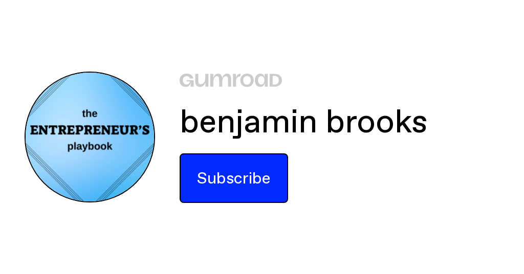 benjamin brooks