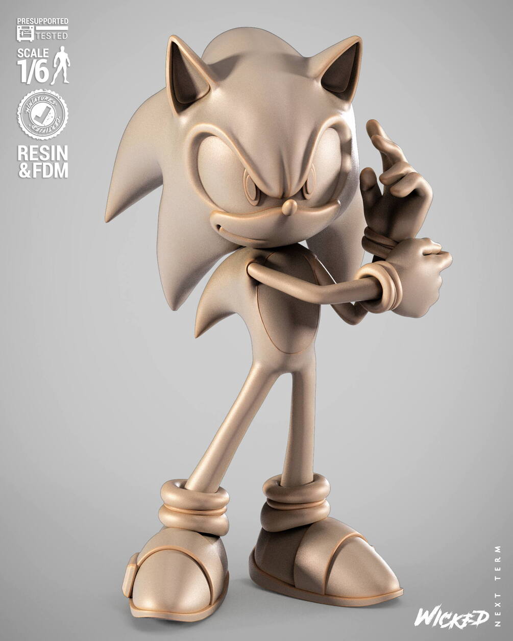 Wicked Video Games June 2025 Term Sonic Sculpture #2: Tested and ready ...