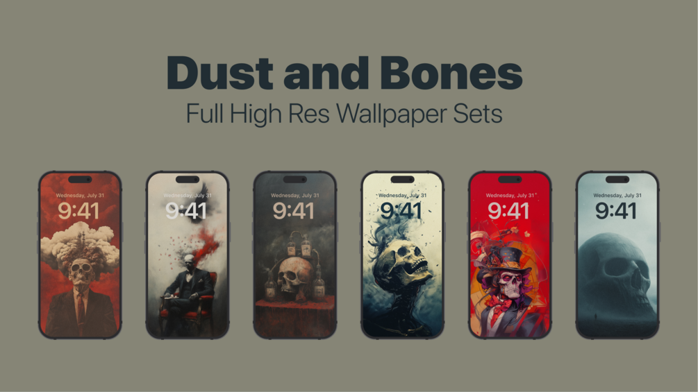 Dust and Bones — High-Res Wallpaper Packs