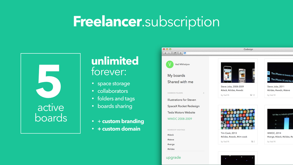 Codesign.io | Freelancer Subscription
