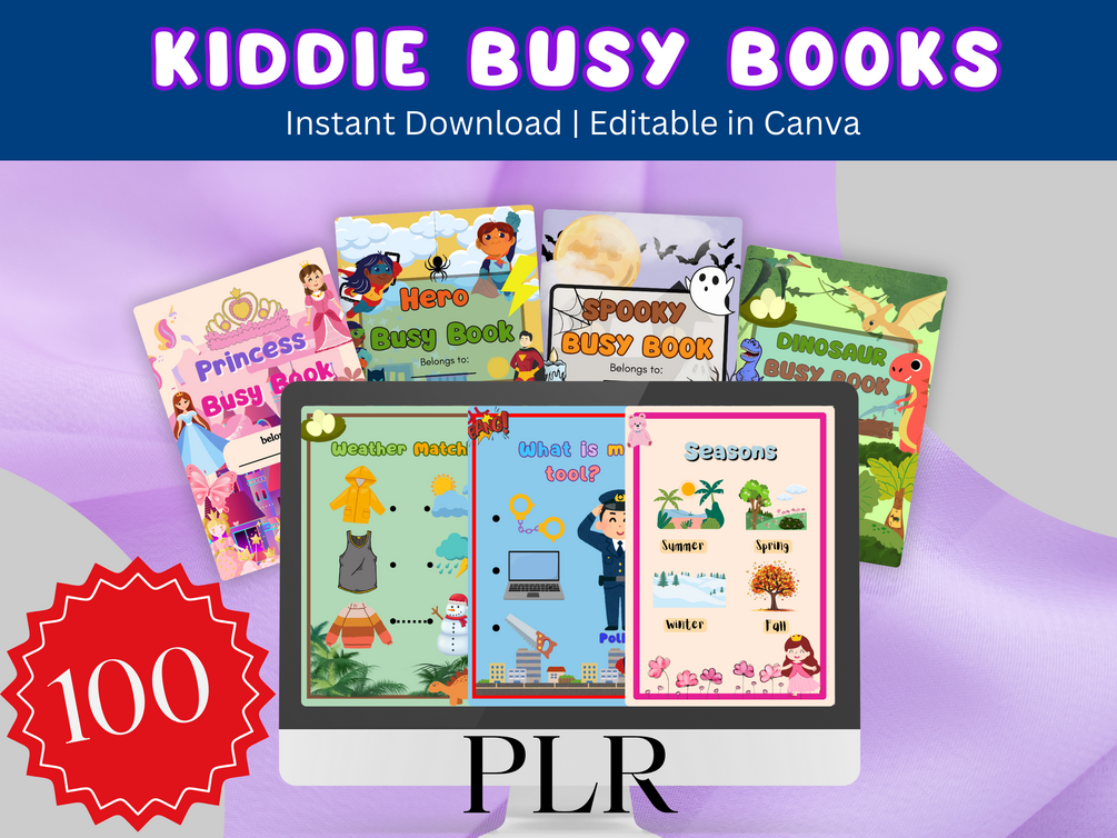 (PHP 100) 4 KIDDIE BUSY BOOKS | Kreates digitals