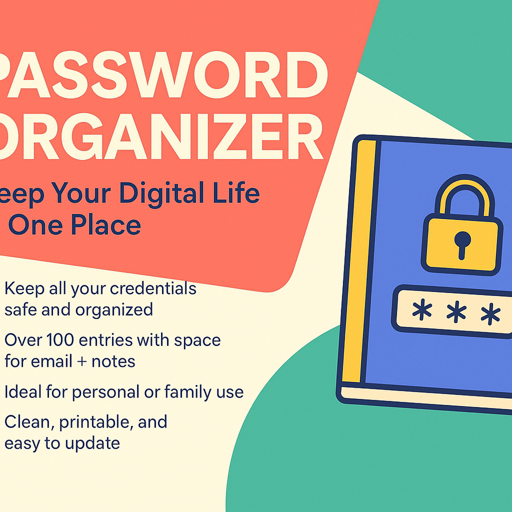 Password Organizer – Keep Your Digital Life in One Place