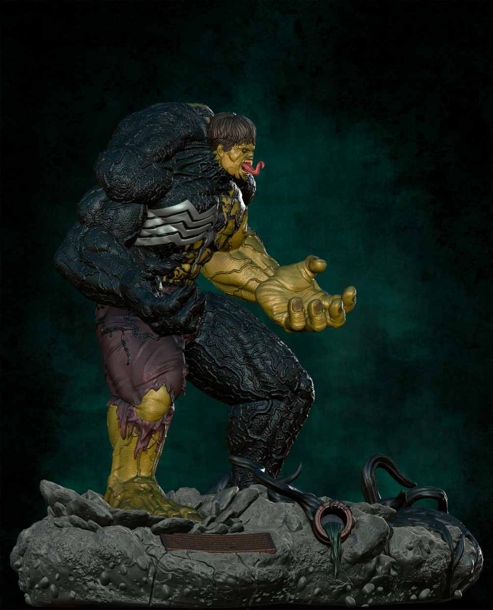 Venomized Hulk