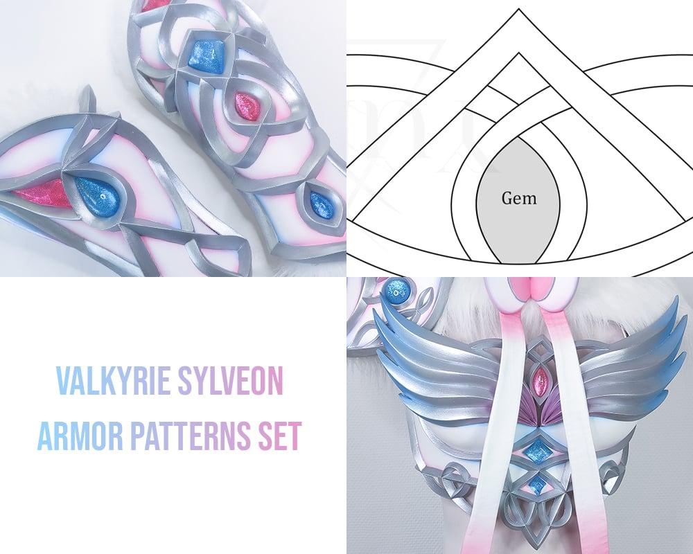 Valkyrie Sylveon - Armor Patterns Set