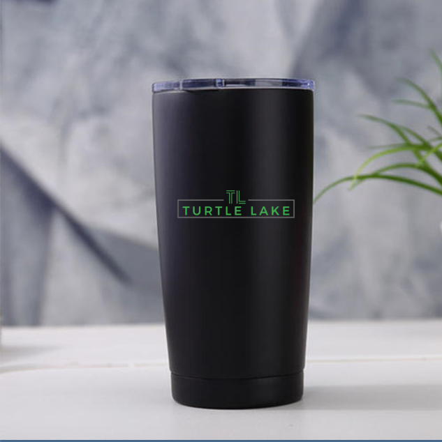 Official Turtle Lake Tumbler - Leak Proof, Hot & Cold