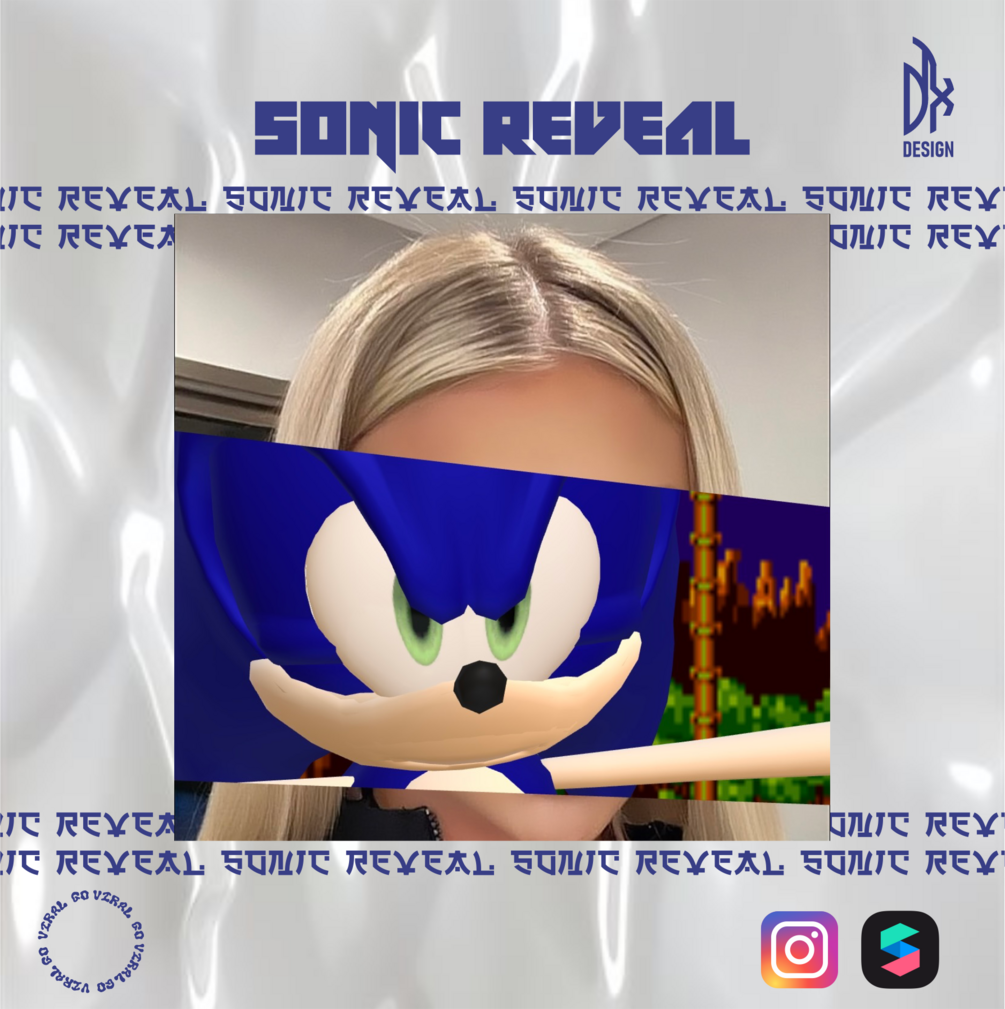 SONIC REVEAL | 3D sonic | Overlay | sonic background | move