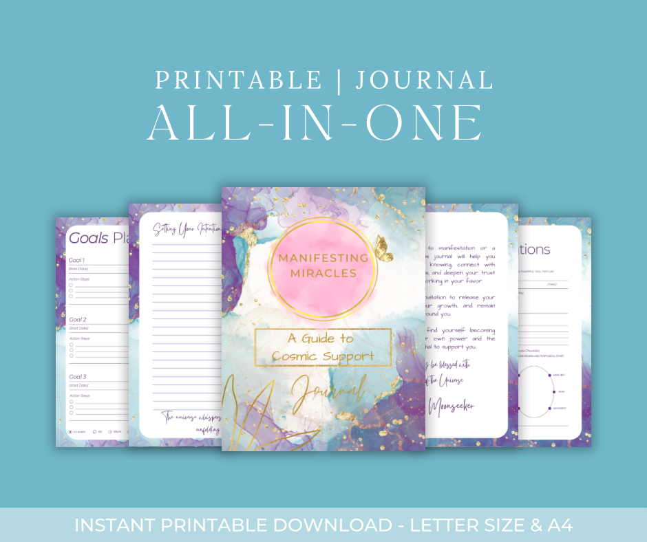 Manifesting Miracles: A Guide to Cosmic Support Journal