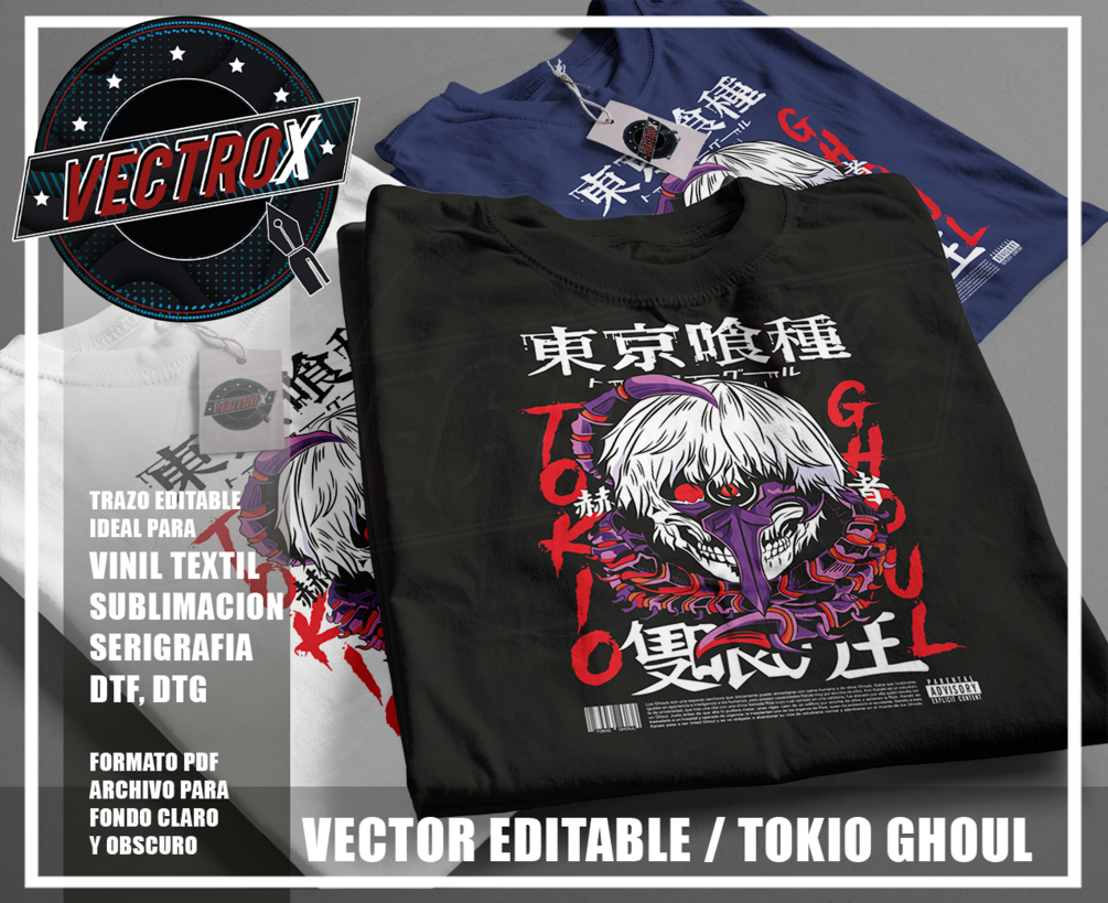 Vector Editable - Tokyo Ghoul