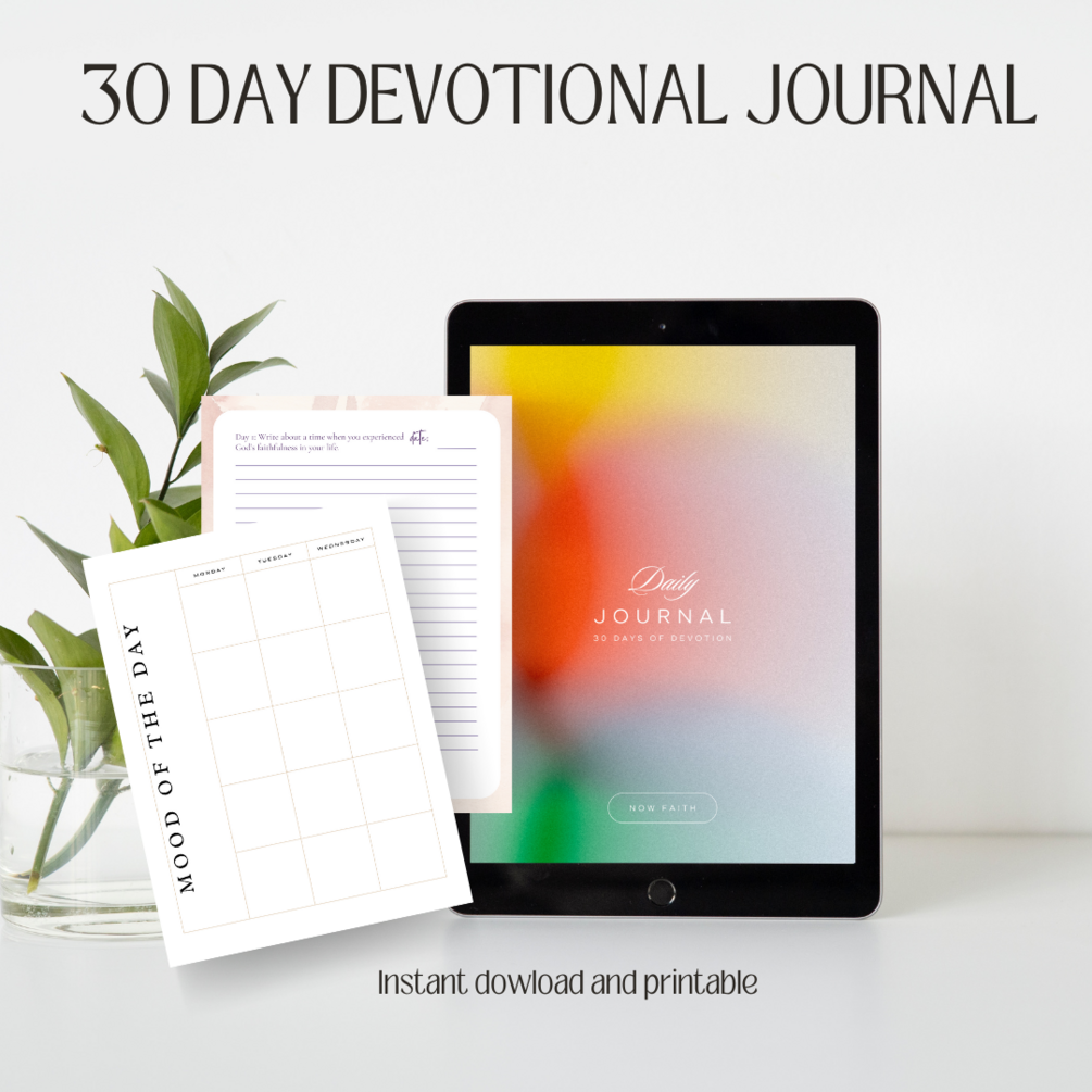 30 Days of Devotion. Daily Journal