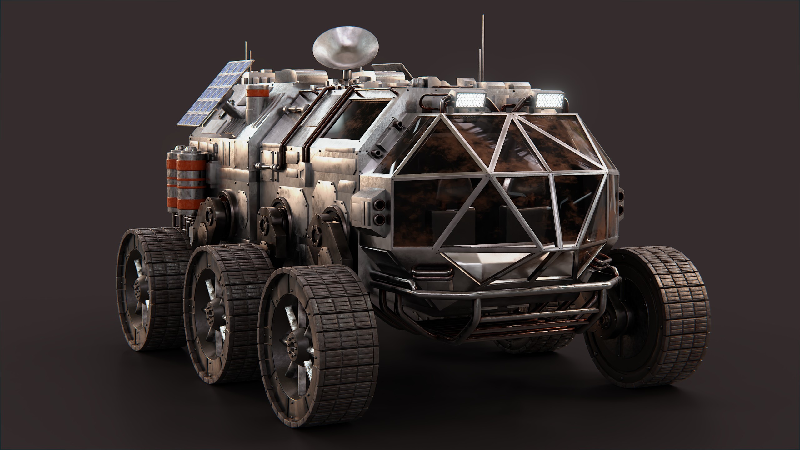 How I Created this Mars Rover 3d Artwork in Blender - Ryan King Art