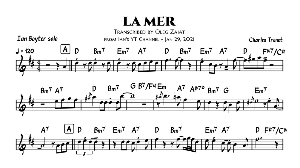 Ian Boyter- La Mer