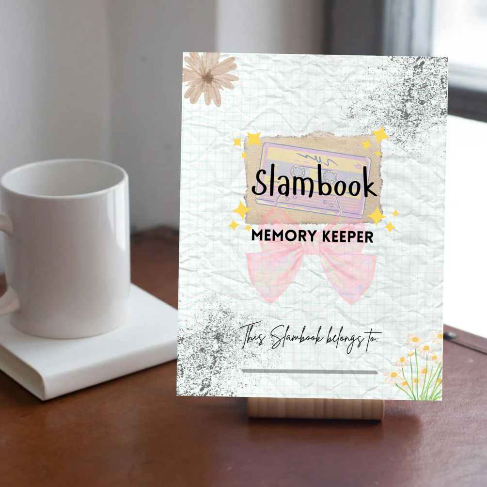 Printable Slambook for Friends | Fun Questions & Memory Pages | 8.5 x ...